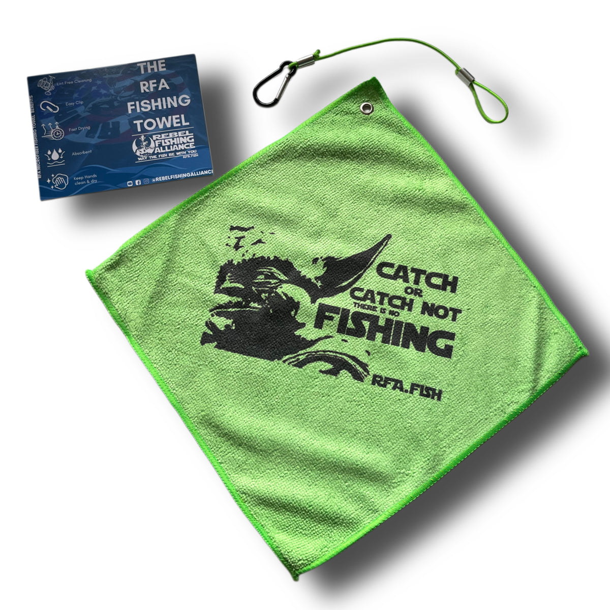RFA Fishing Towel – The Ultimate Angler’s Utility Towel – Rebel Fishing ...